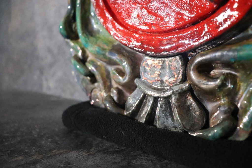 Scultura raku SPQR Roma - Cici Art Clay | Ceramica Raku