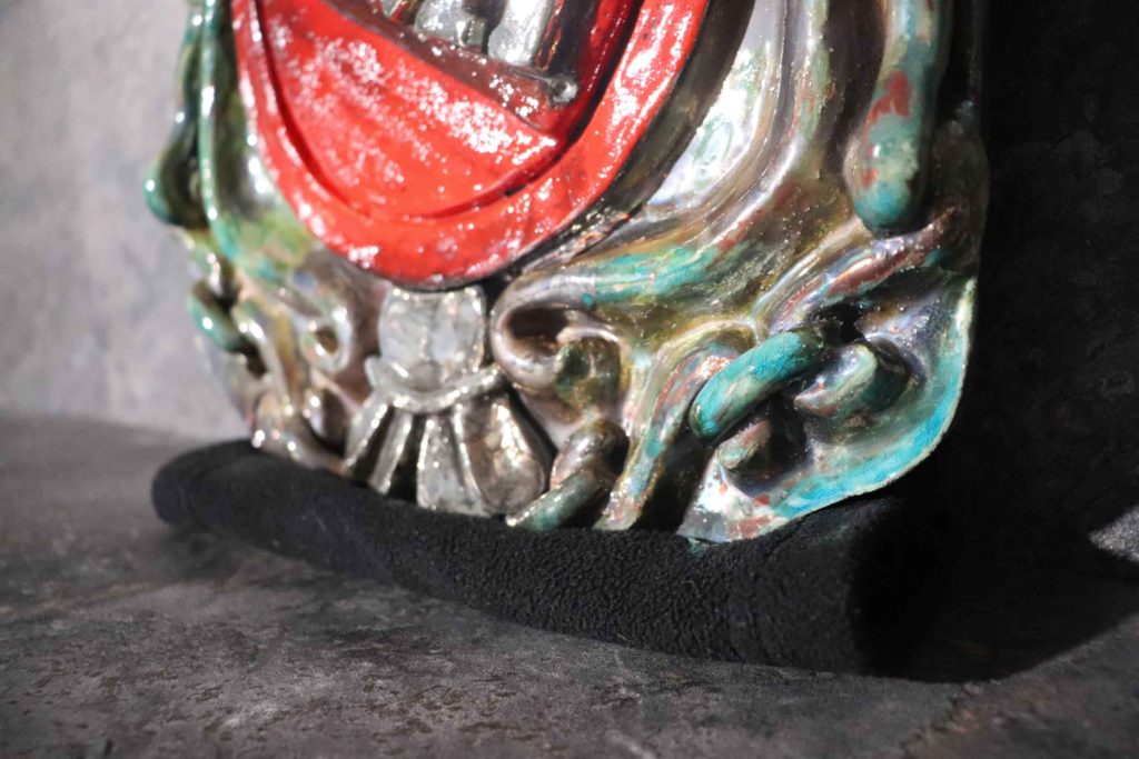 Scultura raku SPQR Roma - Cici Art Clay | Ceramica Raku