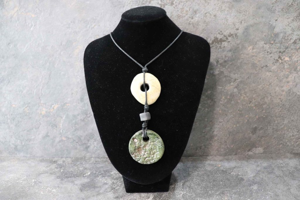 Collana in ceramica raku "Gaia" - Cici Art Clay | Ceramica Raku